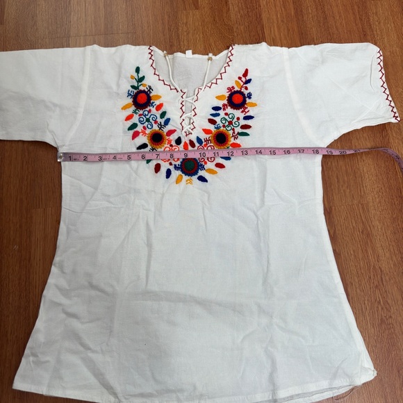 Tops | Bohemian Hand Made Top Hand Embroidery 10 Cotton | Poshmark